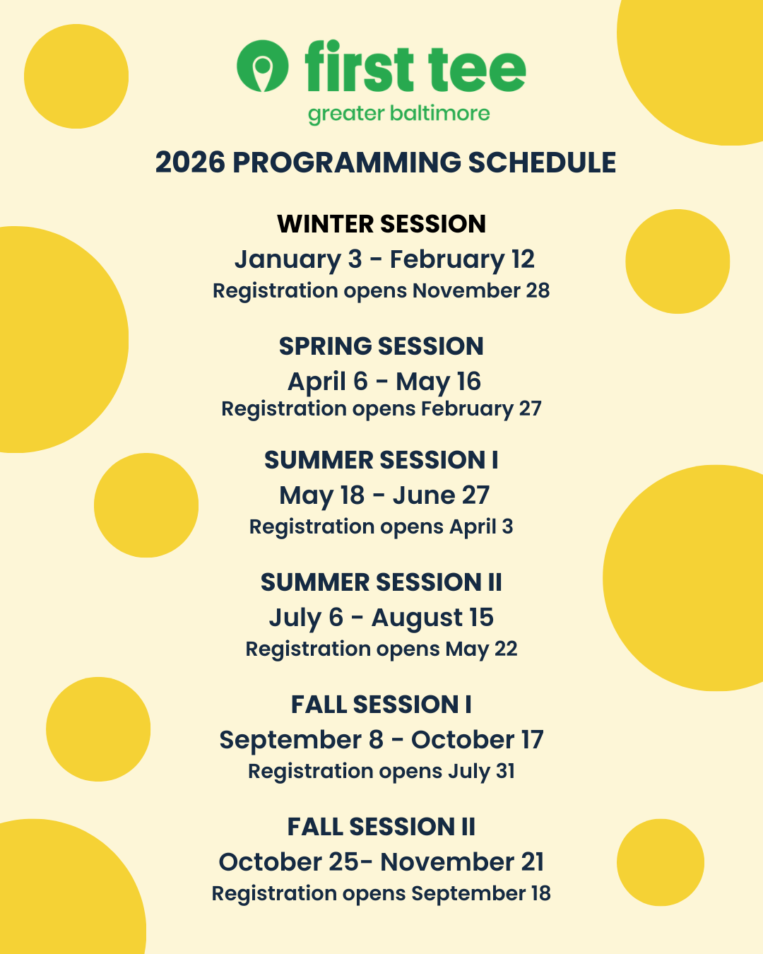 Programs - First Tee - Greater Baltimore